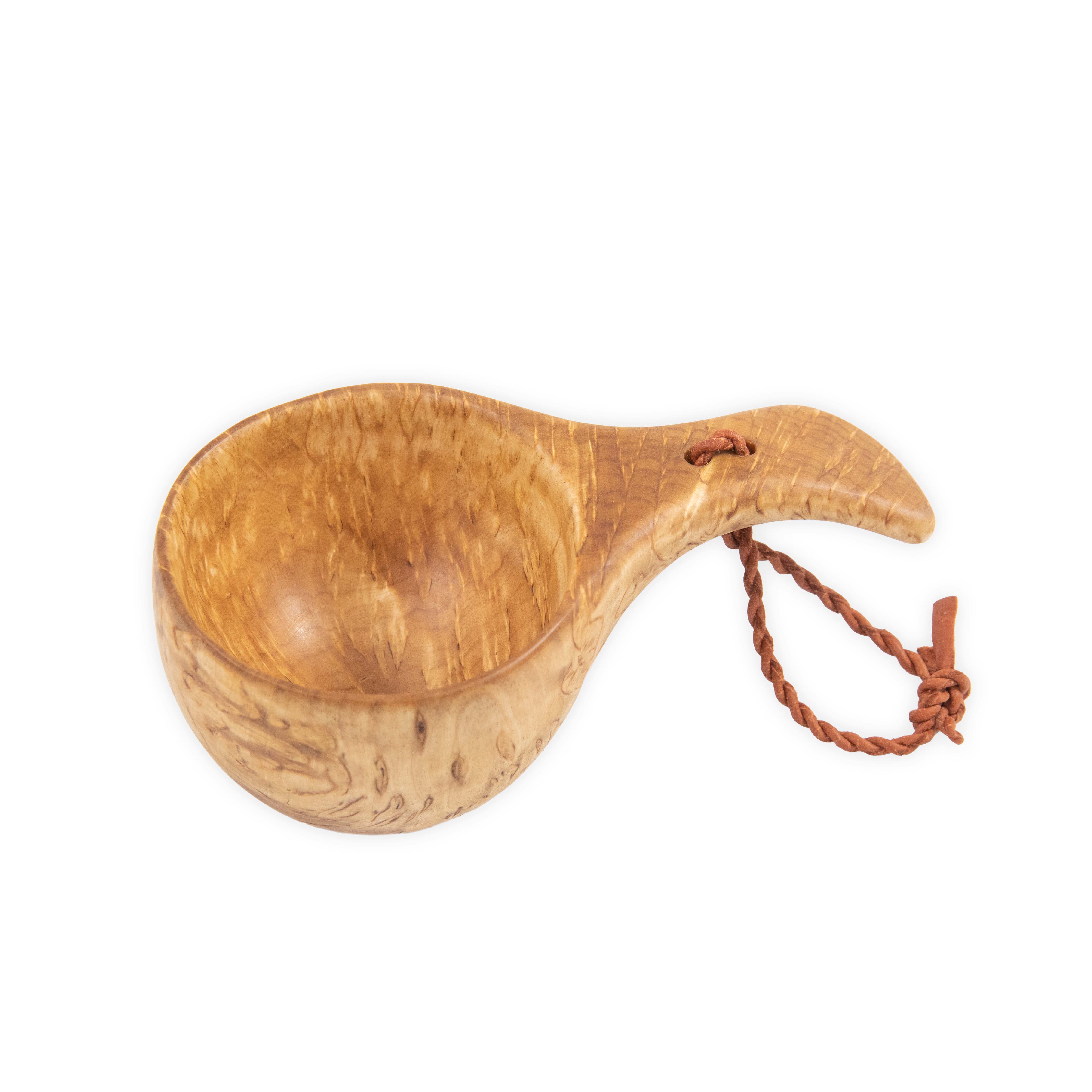 Traditional Wooden Kuksa Cup - Curly Birch – Casström