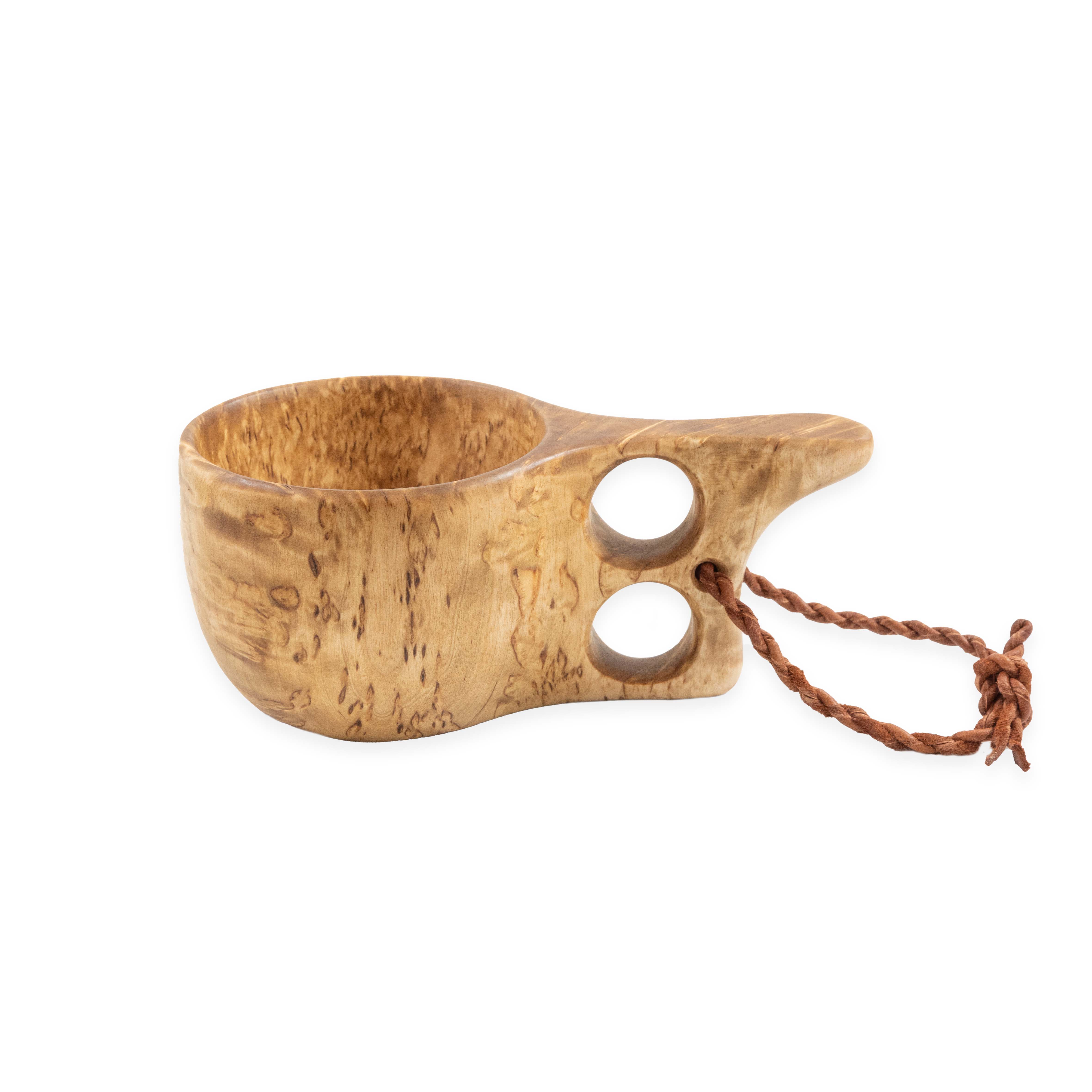 Traditional Wooden Kuksa Cup - Curly Birch – Casström